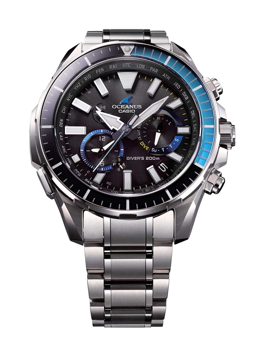 カシオ、OCEANUS初のダイバーズウォッチ「OCW-P2000/P2000C」 - Impress Watch
