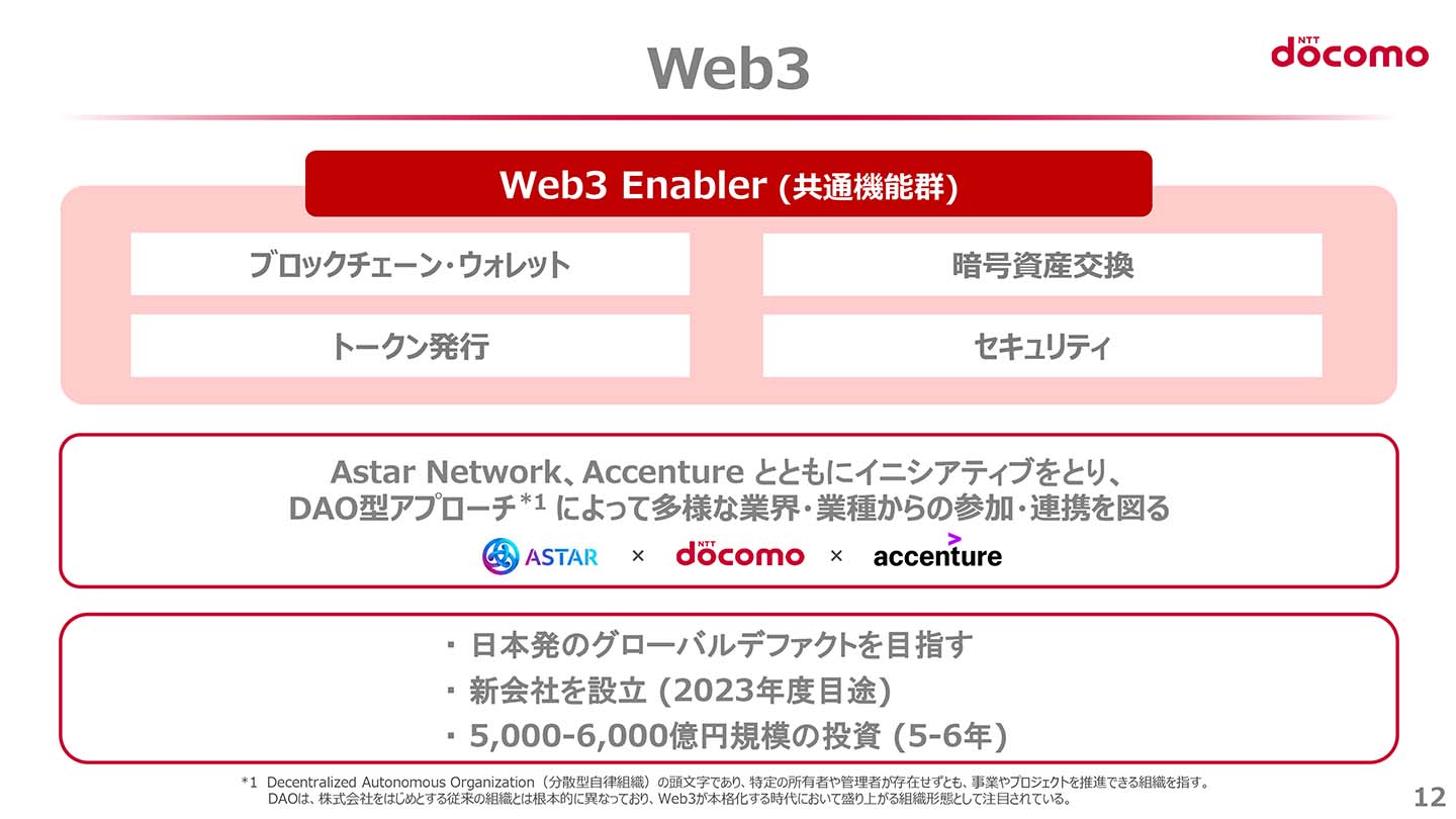 ドコモ、Web3に6000億の投資 「日本発グローバルデファクト」へ - Impress Watch