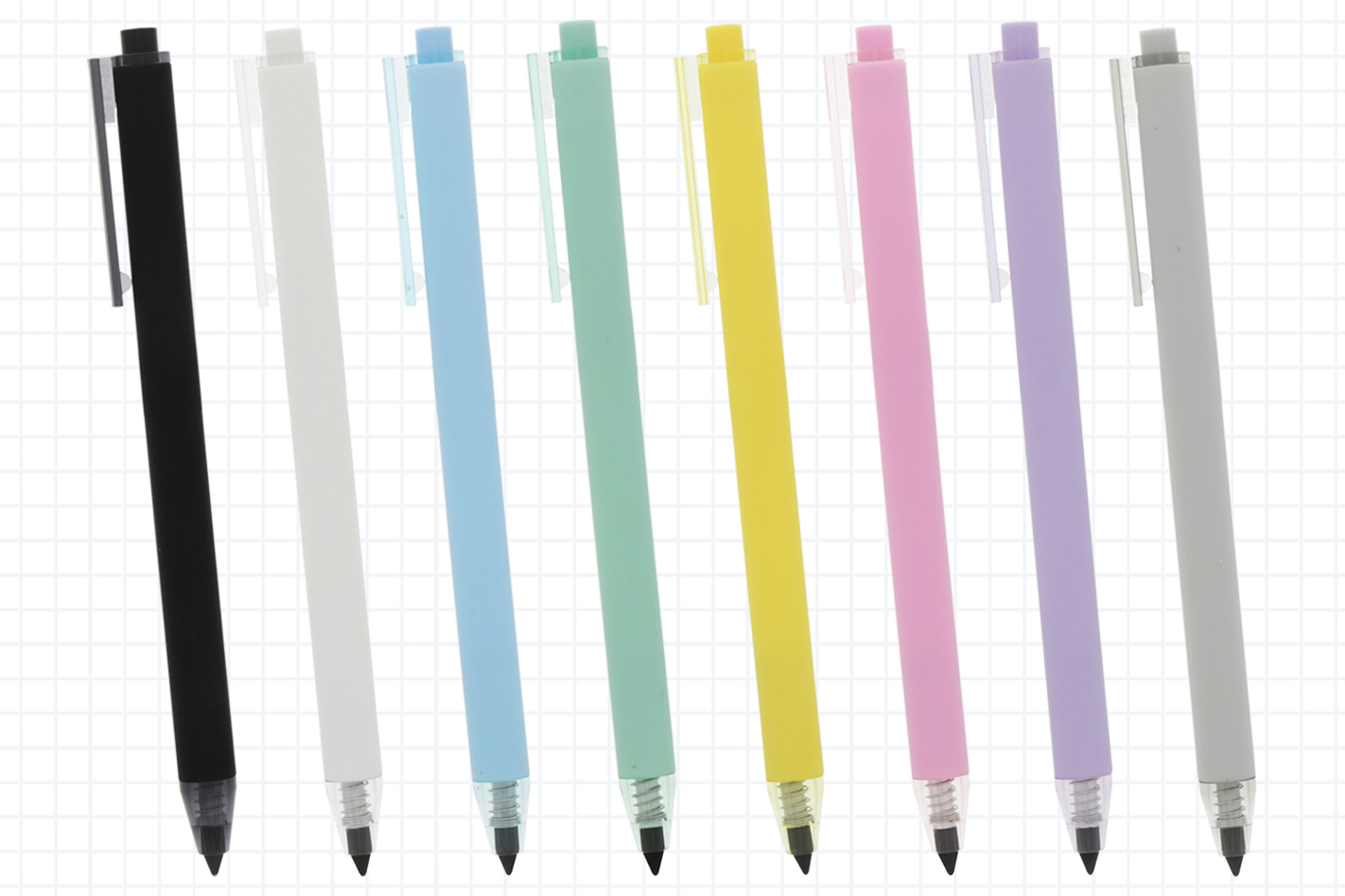 削らず書けるメタルペンシル「メタシル」にノックタイプ - Impress Watch