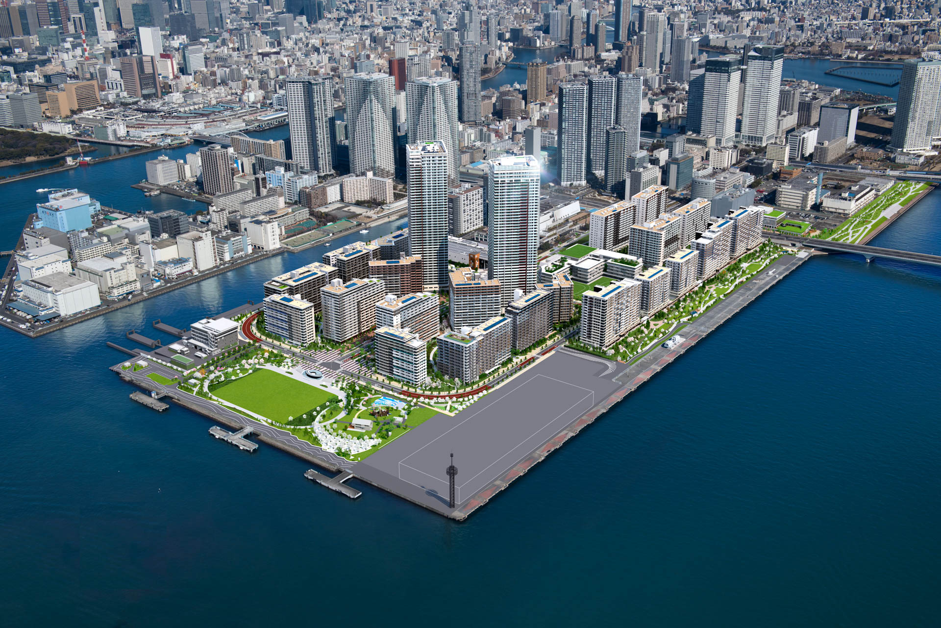 新しい街「HARUMI FLAG」最後の大物、「SKY DUO」は6月下旬販売開始 - Impress Watch