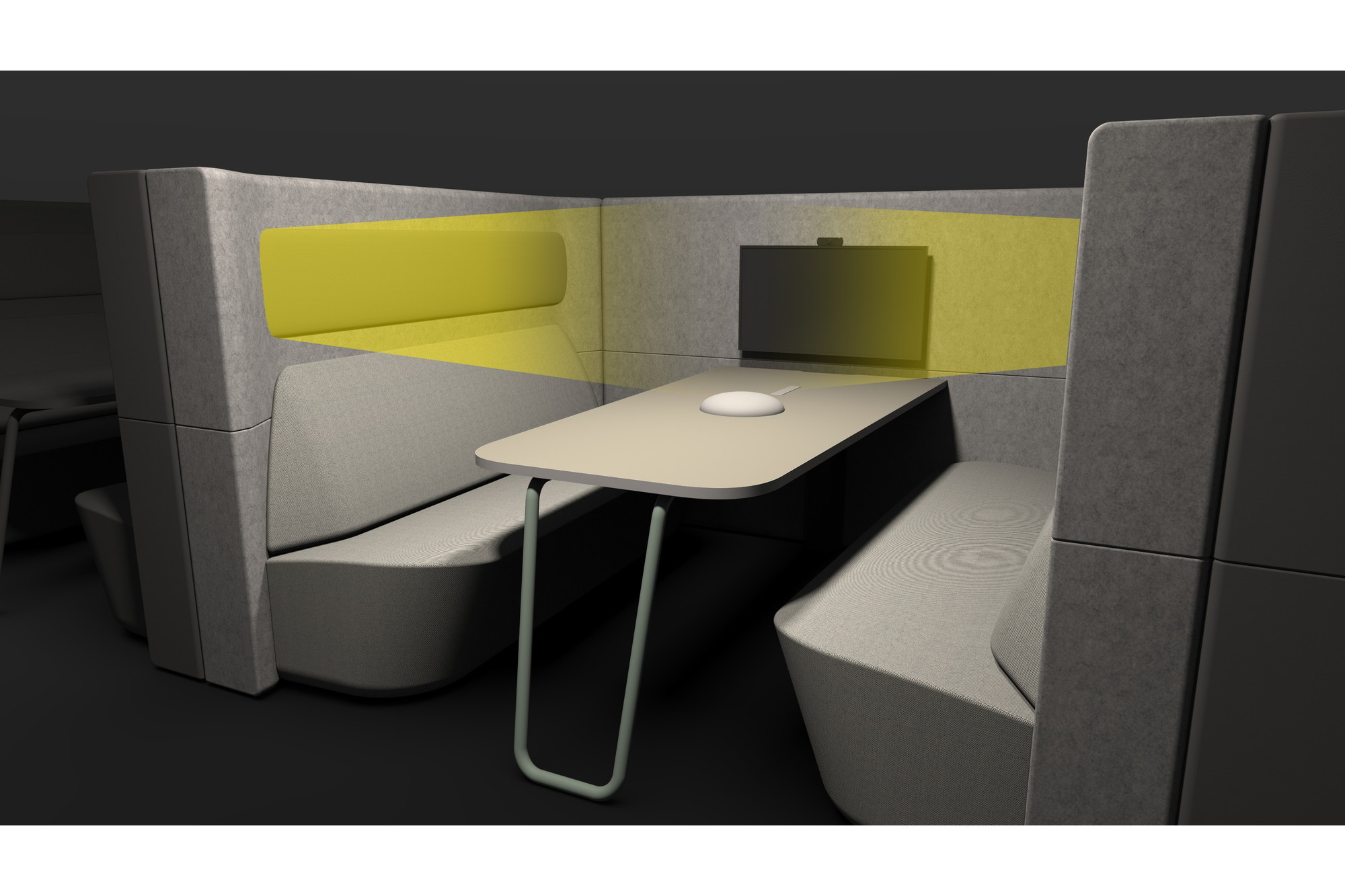 イトーキ、オープンスペースでWeb会議できるソファ 指向性スピーカー内蔵 - Impress Watch