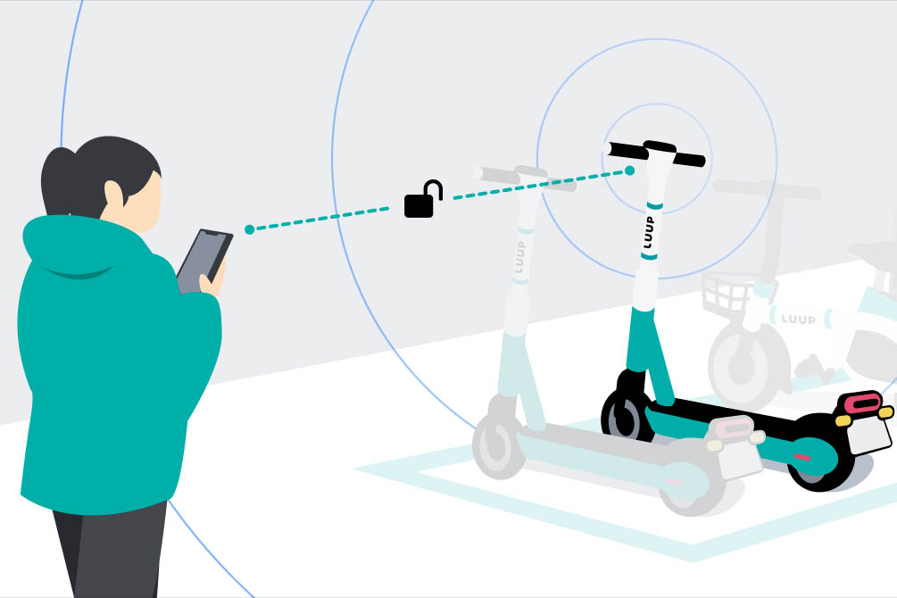 [B!] LUUP、Bluetoothによる車両検知でQRコードスキャン不要に