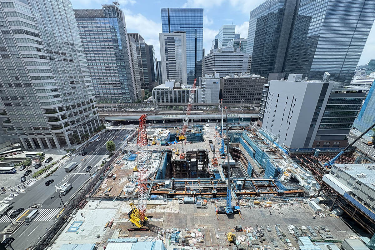 高さ390mの「Torch Tower」を支える地下空間を見てきた 東京駅前の建設現場 - Impress Watch