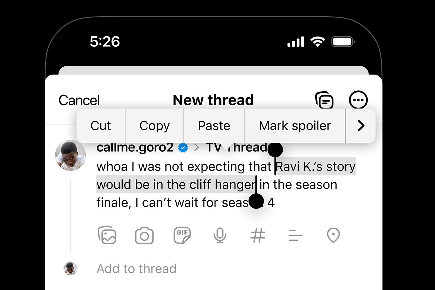 Threads、「ネタバレ」防止機能をテスト開始 “ぼかし”ありで投稿 - Impress Watch