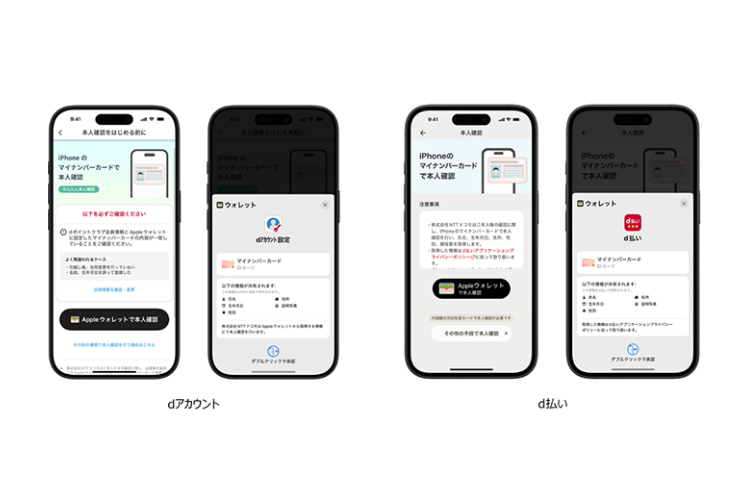dアカウントとd払い、「iPhoneのマイナンバーカード」による本人確認 - Impress Watch