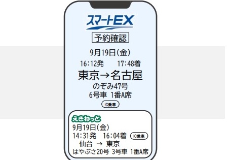 JR4社でネット予約が連携 えきねっと・スマートEX・e5489など - Impress Watch