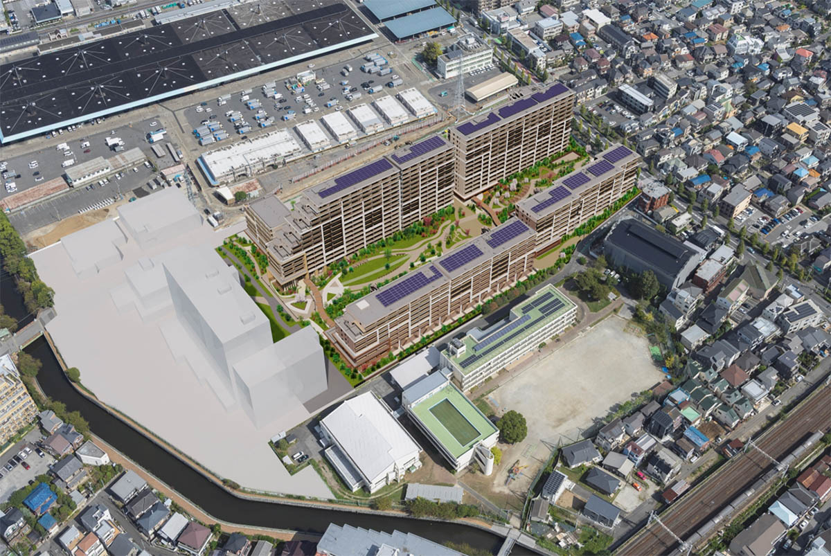 「JR船橋市場町社宅」跡地の大規模マンション着工 JR東×東急不動産連携 - Impress Watch