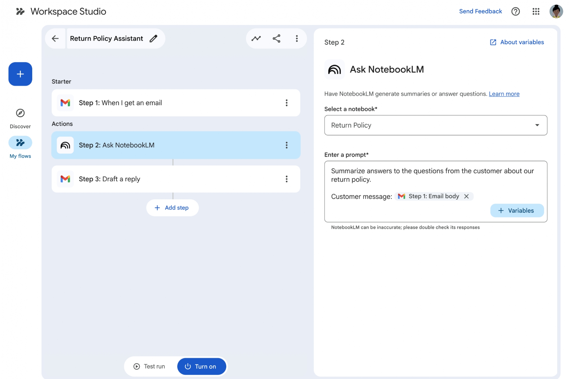 グーグル、Workspace Studioで「NotebookLM」利用可能に - Impress Watch